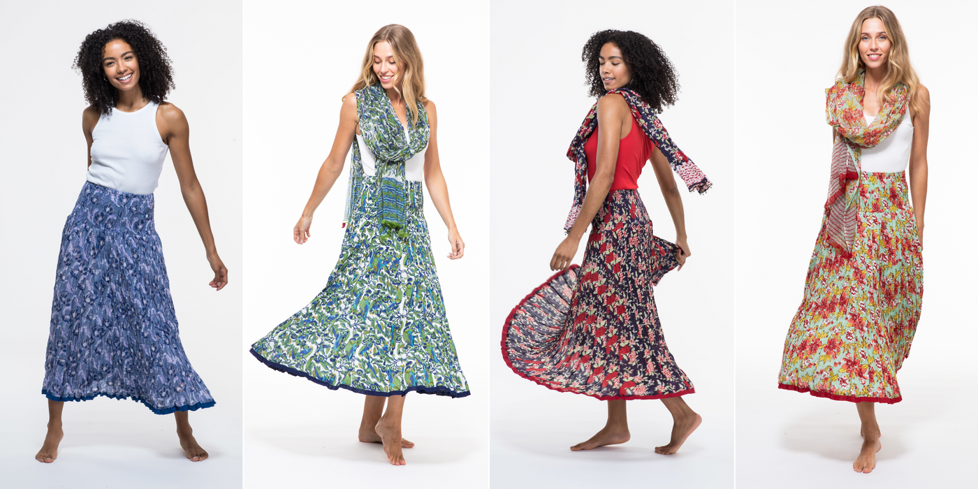 A stunning collection of hand block printed artisan clothing ethically ...